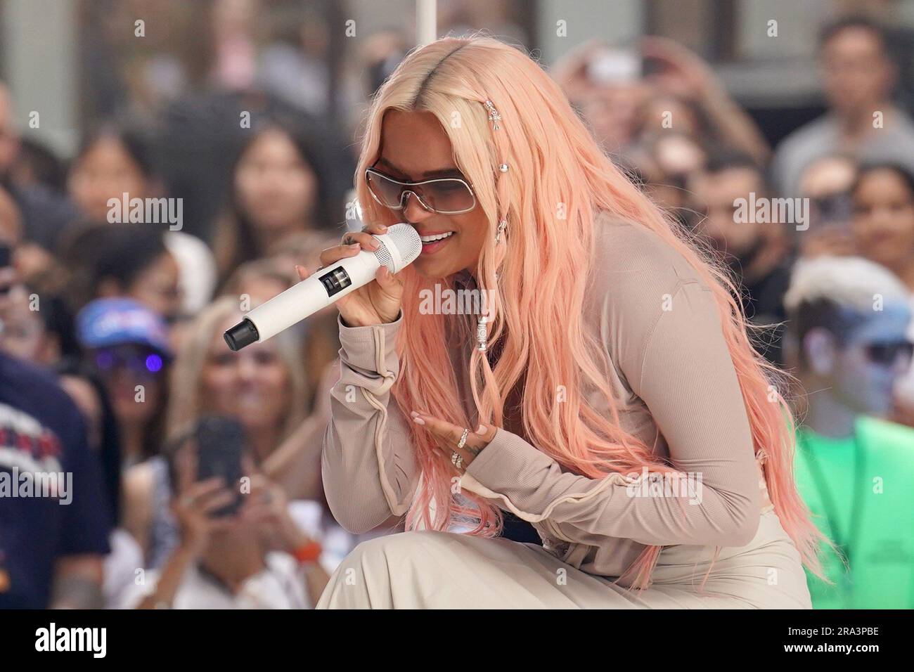 New York, NY, USA. 30th June, 2023. Karol G on stage for NBC Today Show ...