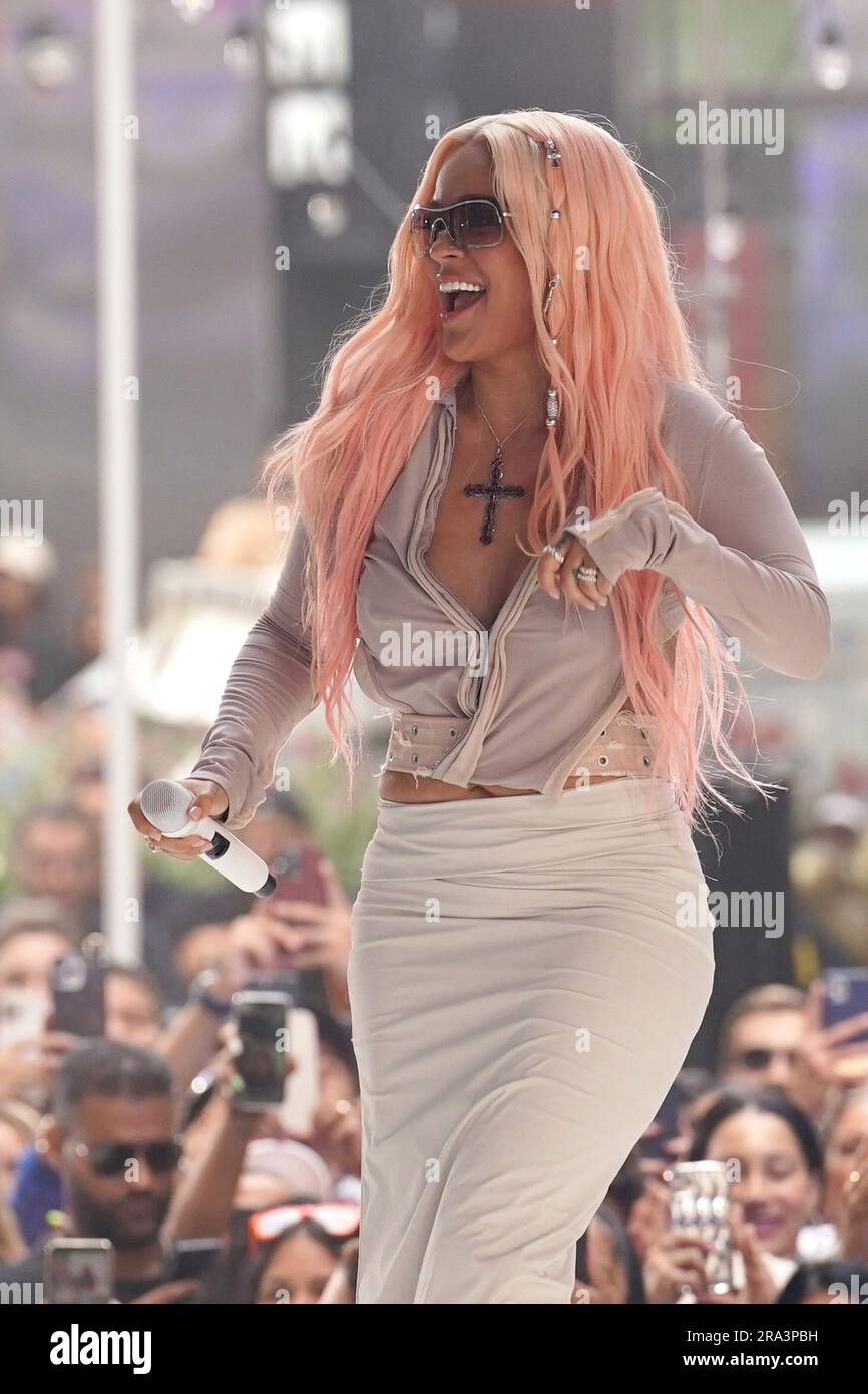 New York, NY, USA. 30th June, 2023. Karol G on stage for NBC Today Show Concert Series with ...