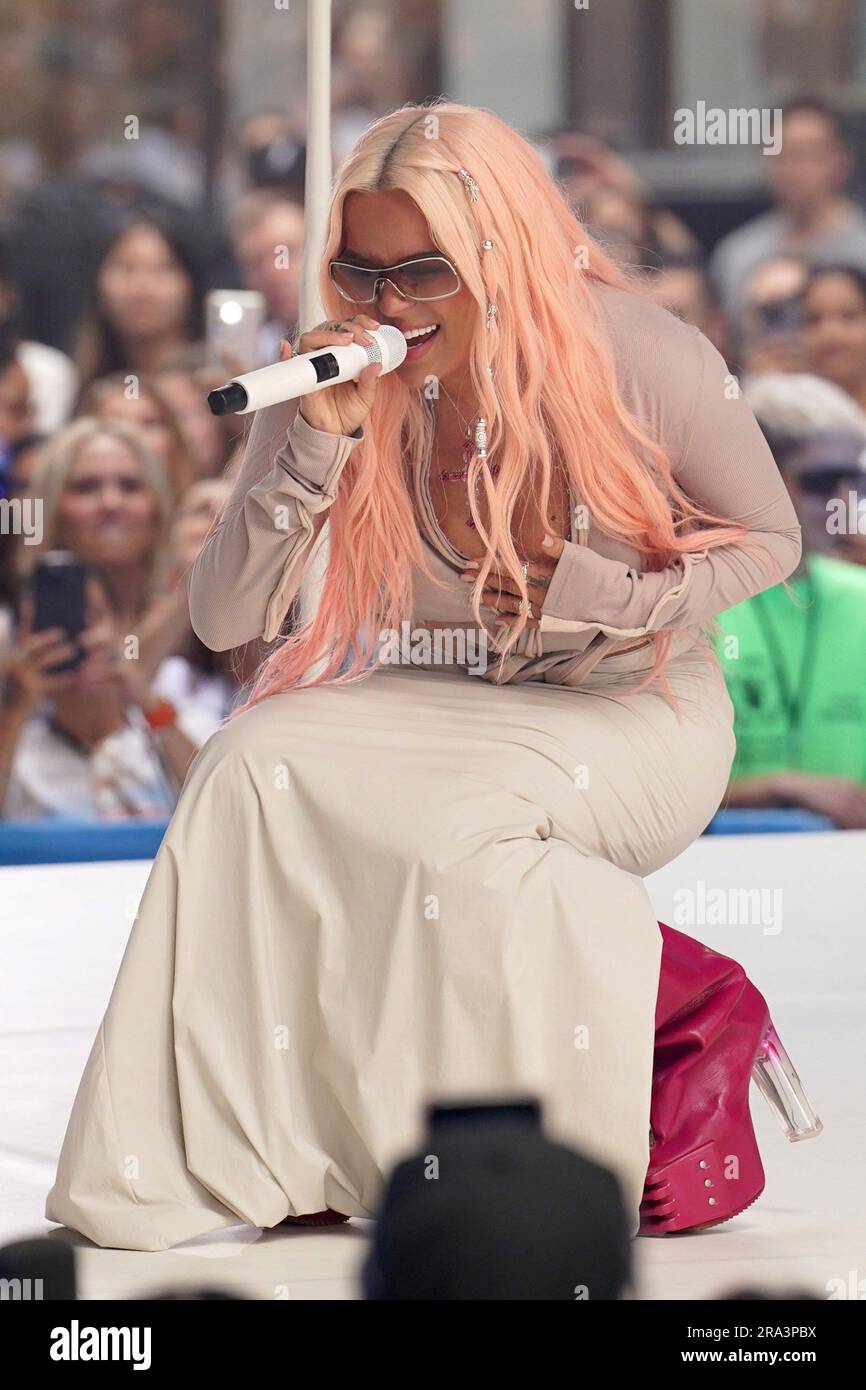New York, NY, USA. 30th June, 2023. Karol G on stage for NBC Today Show Concert Series with ...