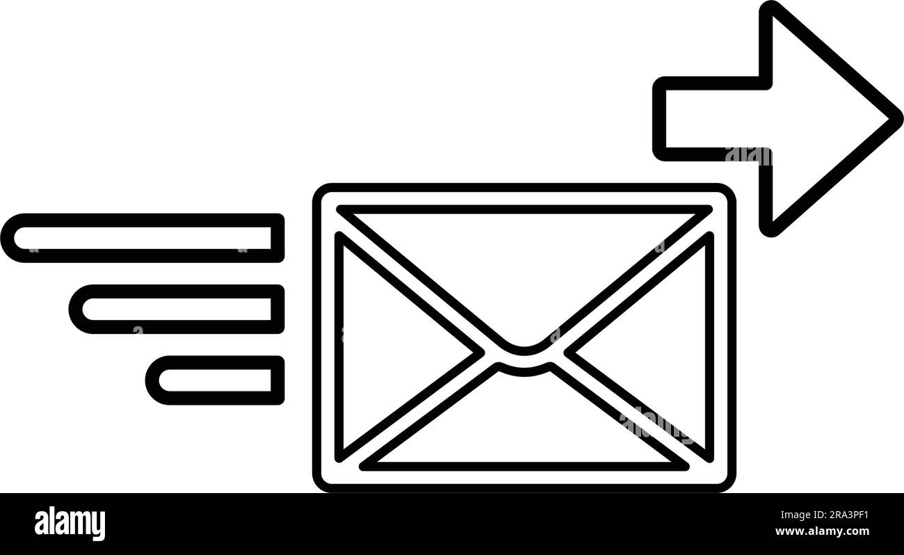 Sending Mail icon. Flat style vector EPS use in infographics,web design ...