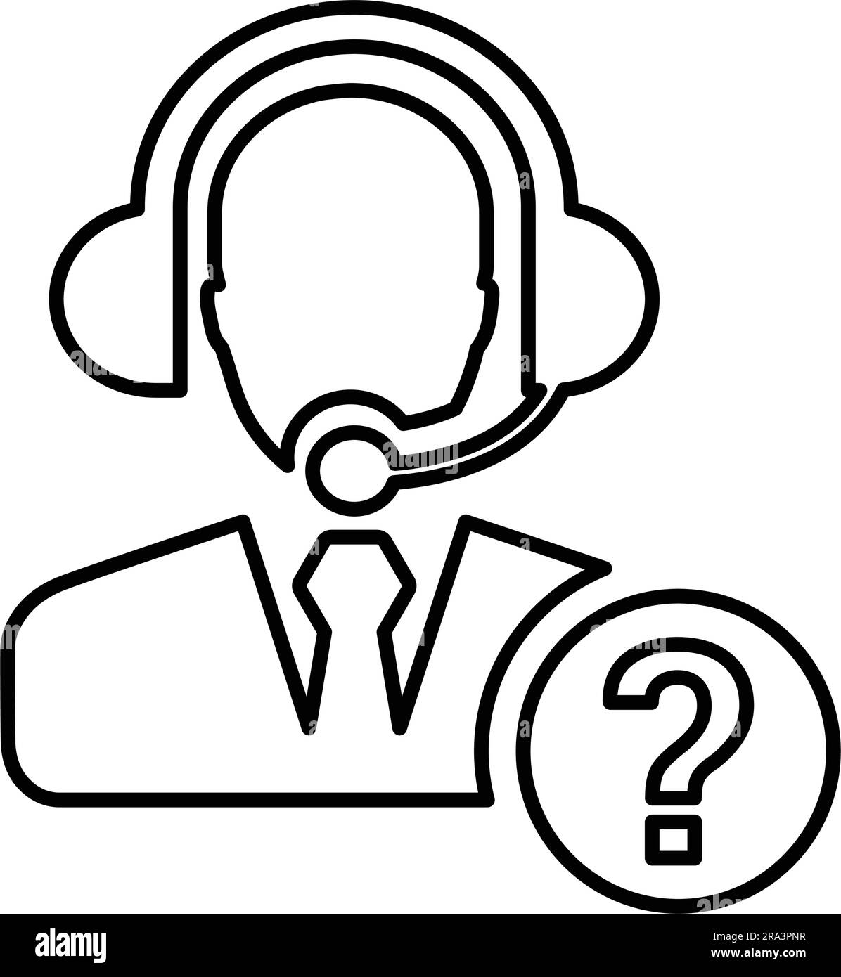 Technical Help icon. Fully editable vector EPS use for printed ...