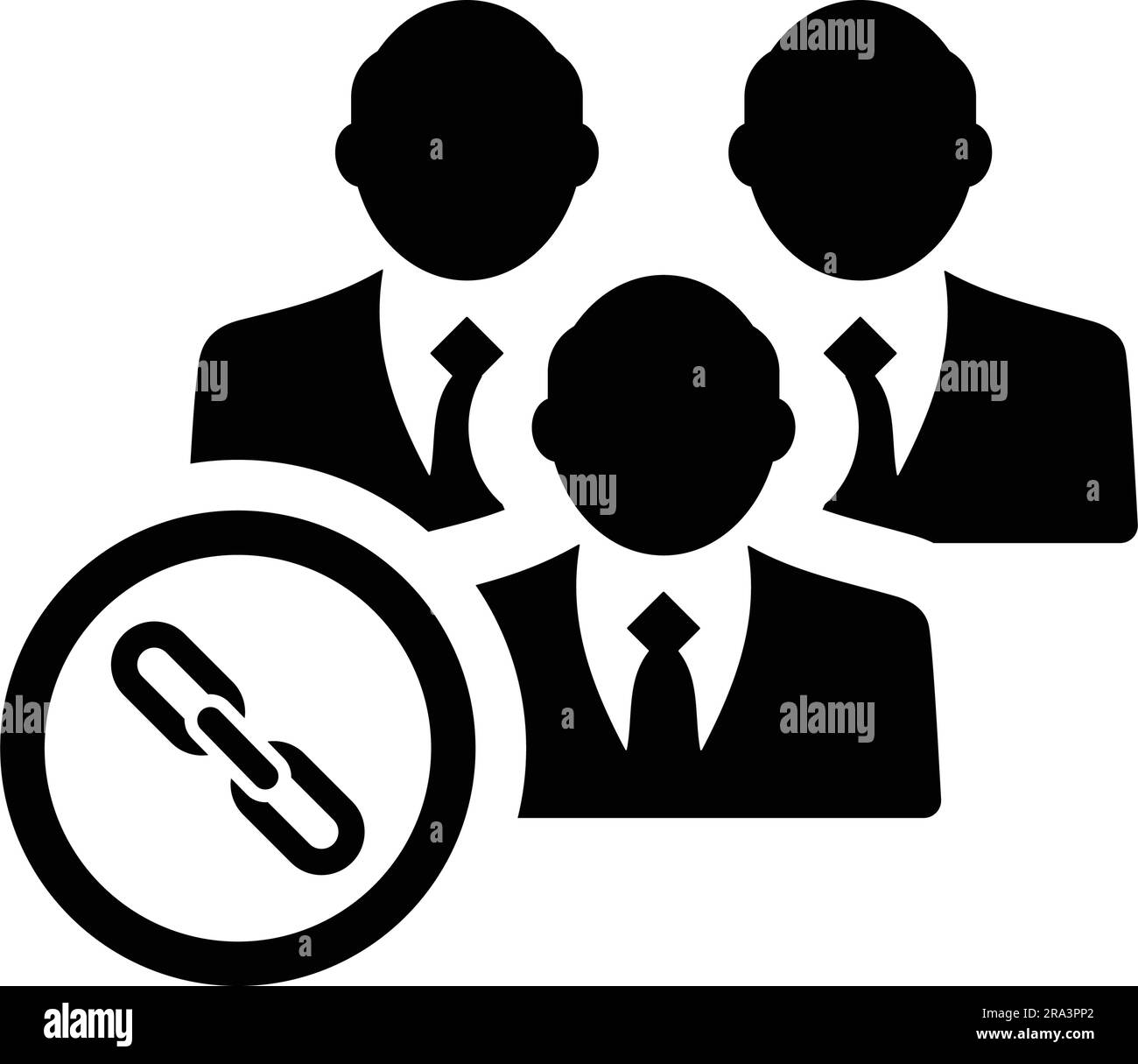 Teamwork Link icon. use in mobile and app development or commercial ...