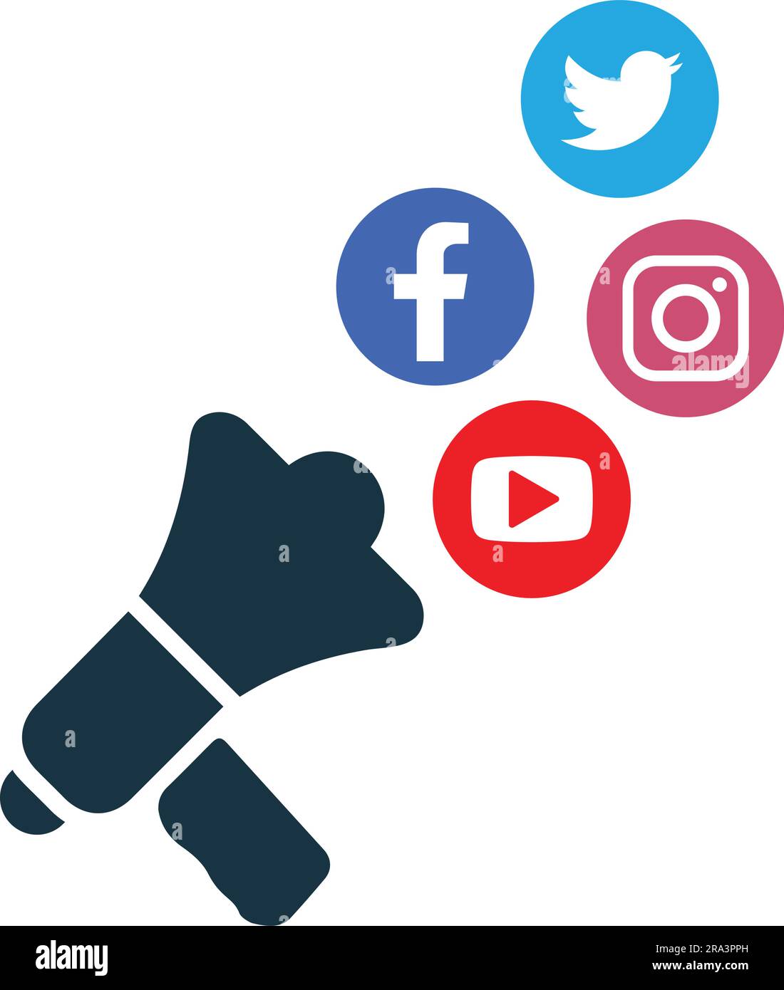 Social Media Marketing icon. use in mobile and app development or ...