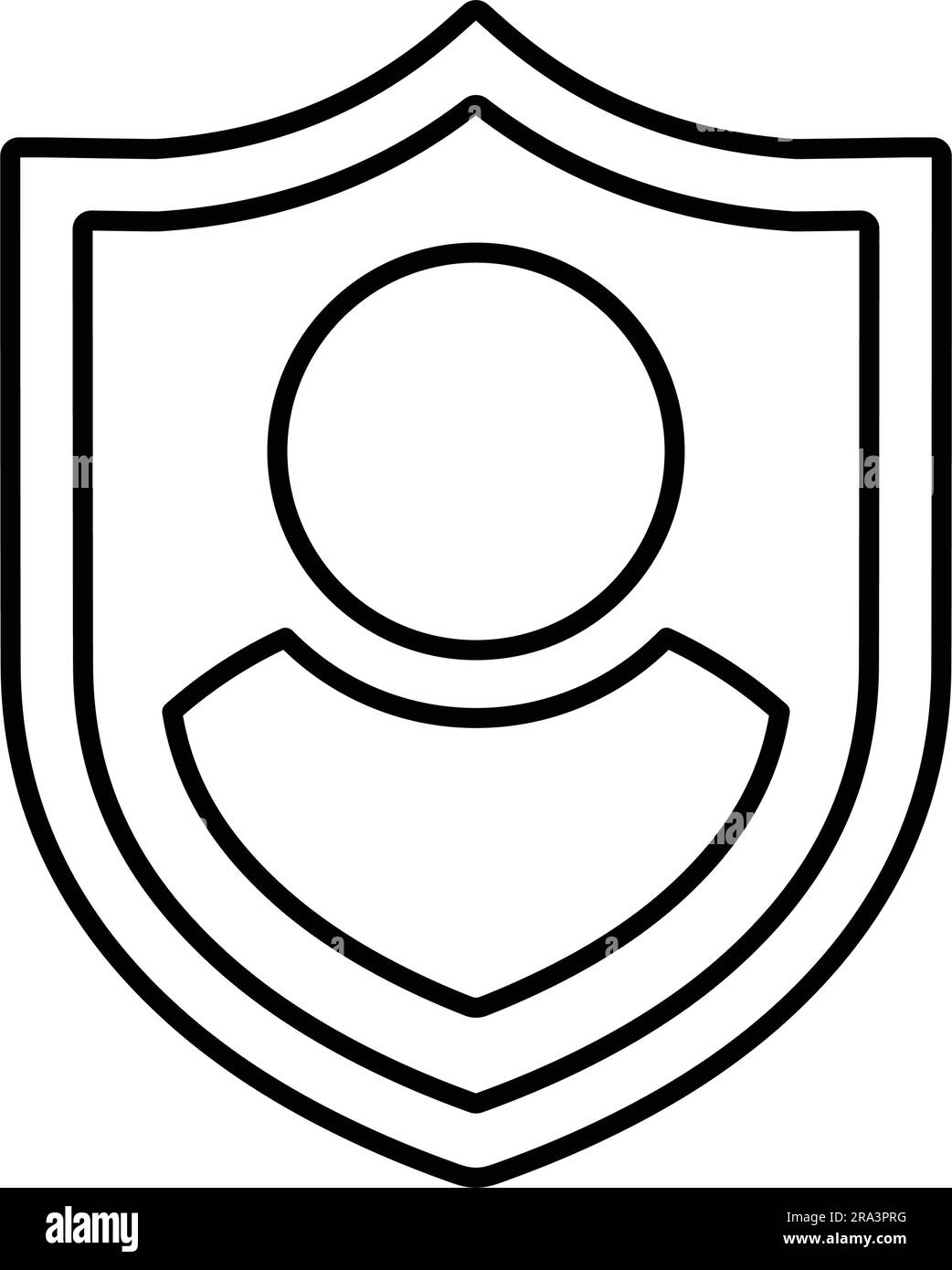 User Protection icon.. Fully editable vector EPS use for printed ...