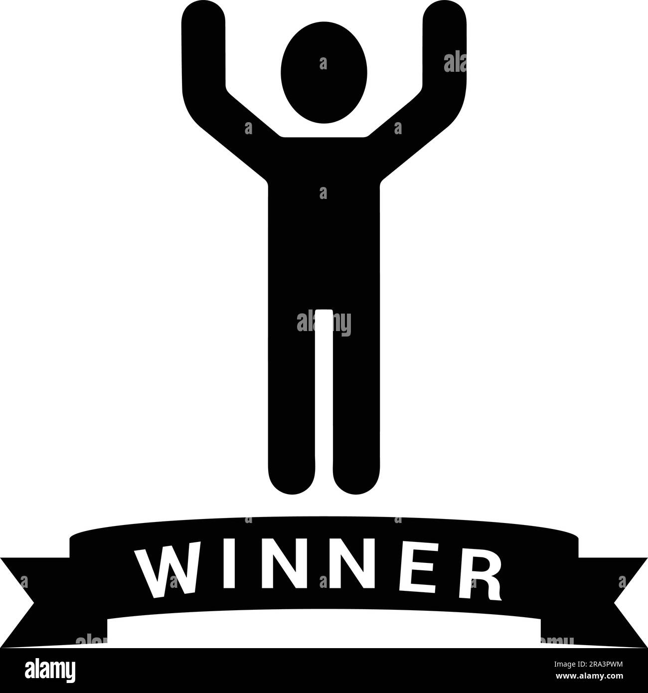 Winning icon. Fully editable vector EPS use for printed materials and ...