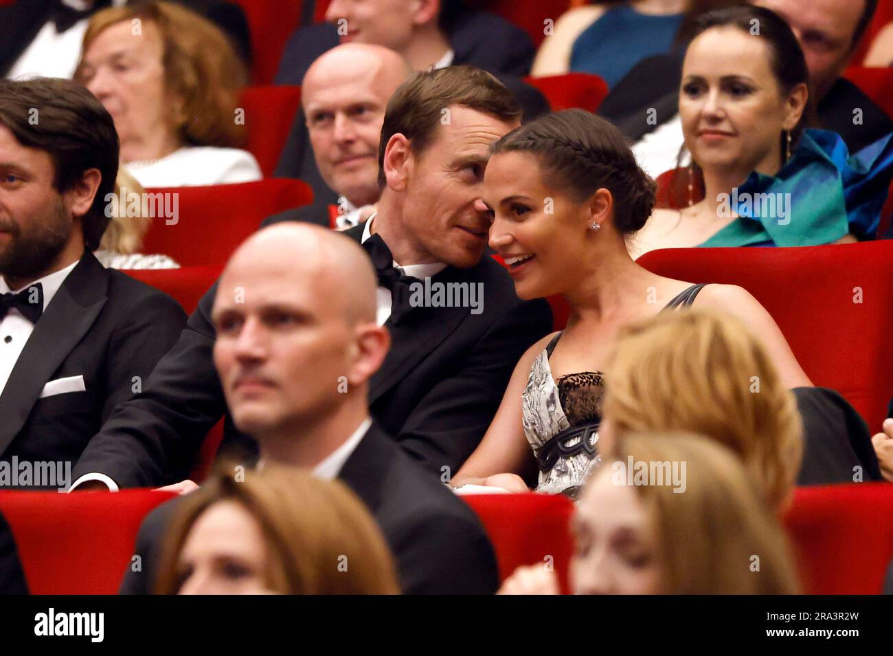 Michael Fassbender mit Ehefrau Alicia Vikander bei der Eröffnung des 57 ...