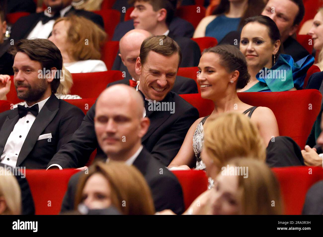Michael Fassbender mit Ehefrau Alicia Vikander bei der Eröffnung des 57 ...