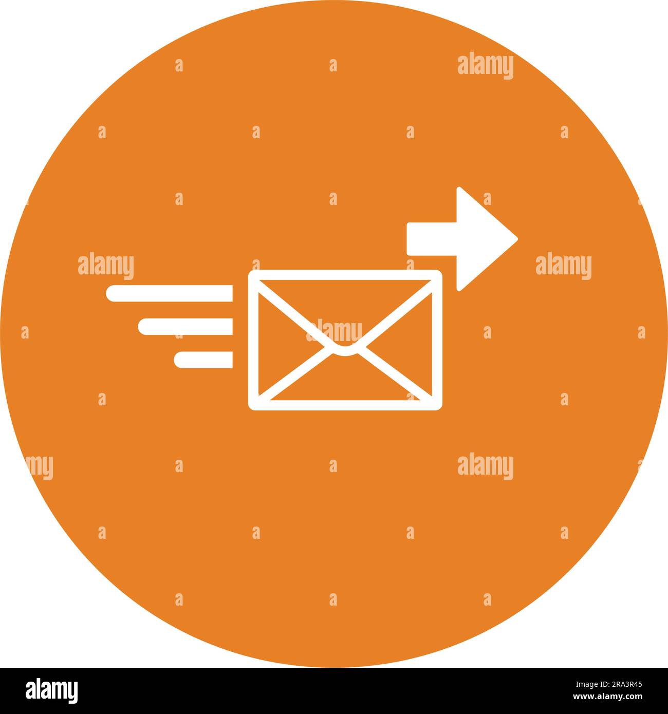 Sending Mail icon. Flat style vector EPS use in infographics,web design ...