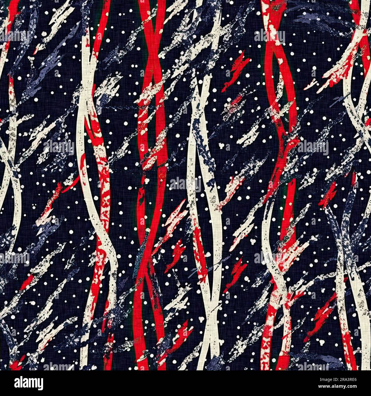 Seamless 4th of July independence day pattern in traditional red, white ...