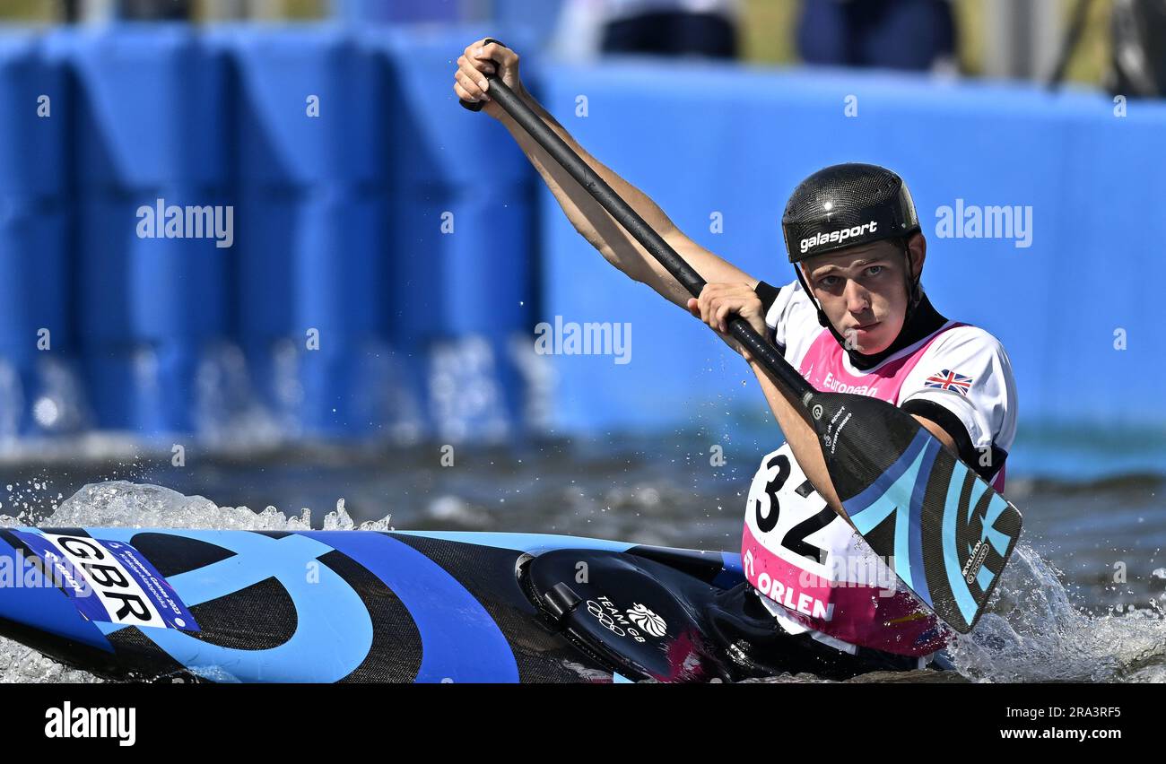 Krakow. Poland. 30 June 2023. Canoe Slalom. 2023 European Games. Kolna ...