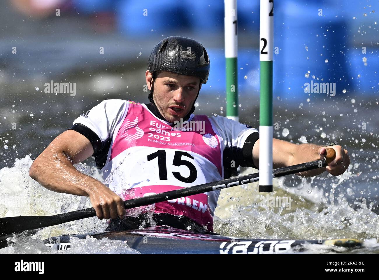 Krakow. Poland. 30 June 2023. Canoe Slalom. 2023 European Games. Kolna ...