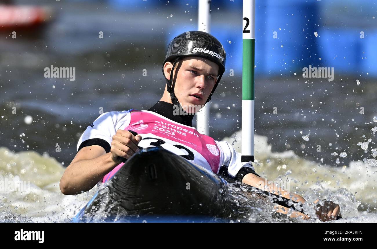Krakow. Poland. 30 June 2023. Canoe Slalom. 2023 European Games. Kolna ...