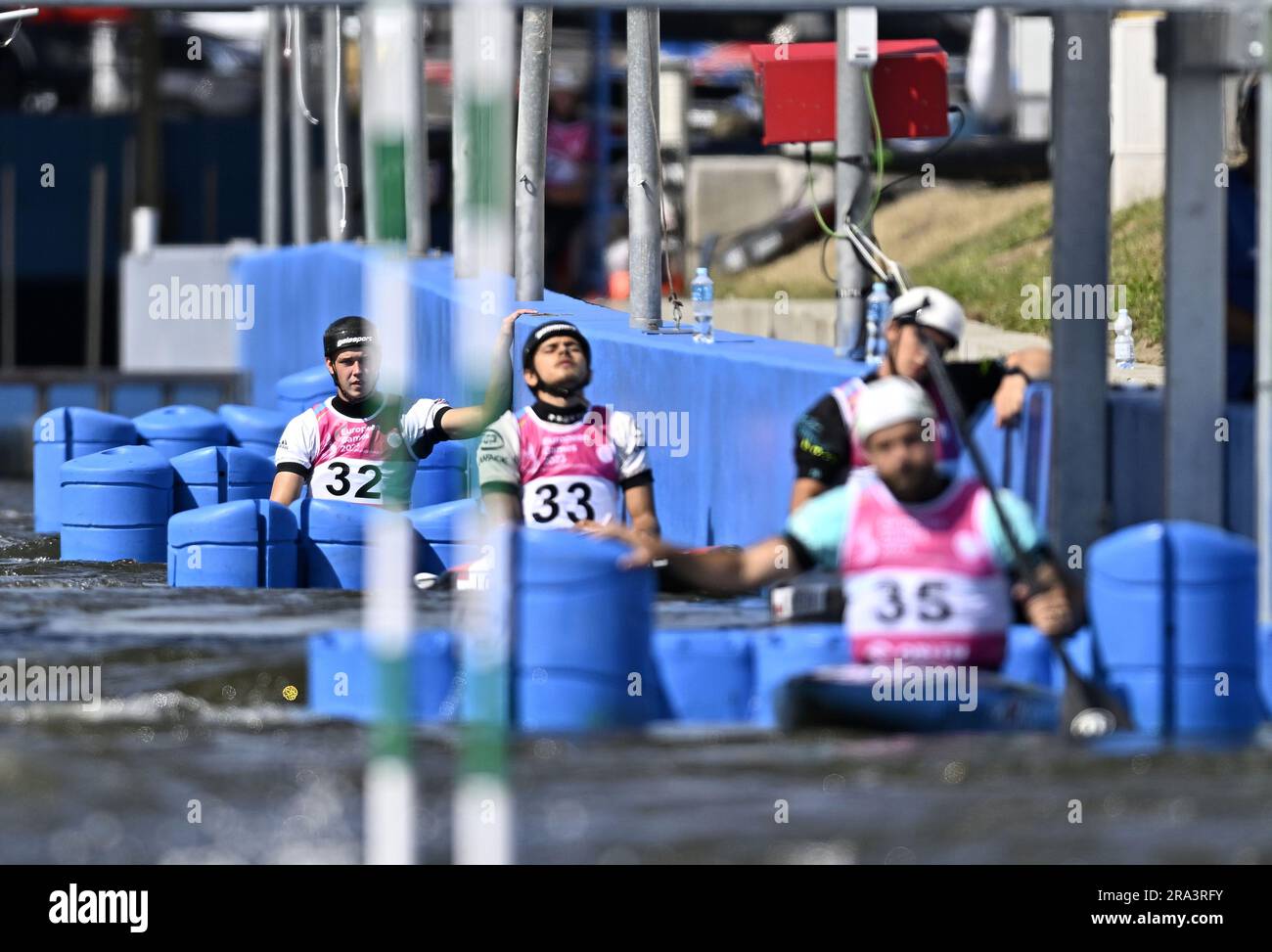 Krakow. Poland. 30 June 2023. Canoe Slalom. 2023 European Games. Kolna ...