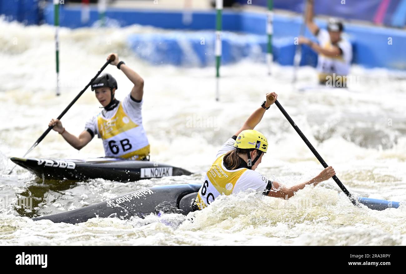 Krakow, Poland. 30th June, 2023. Canoe Slalom. 2023 European Games ...