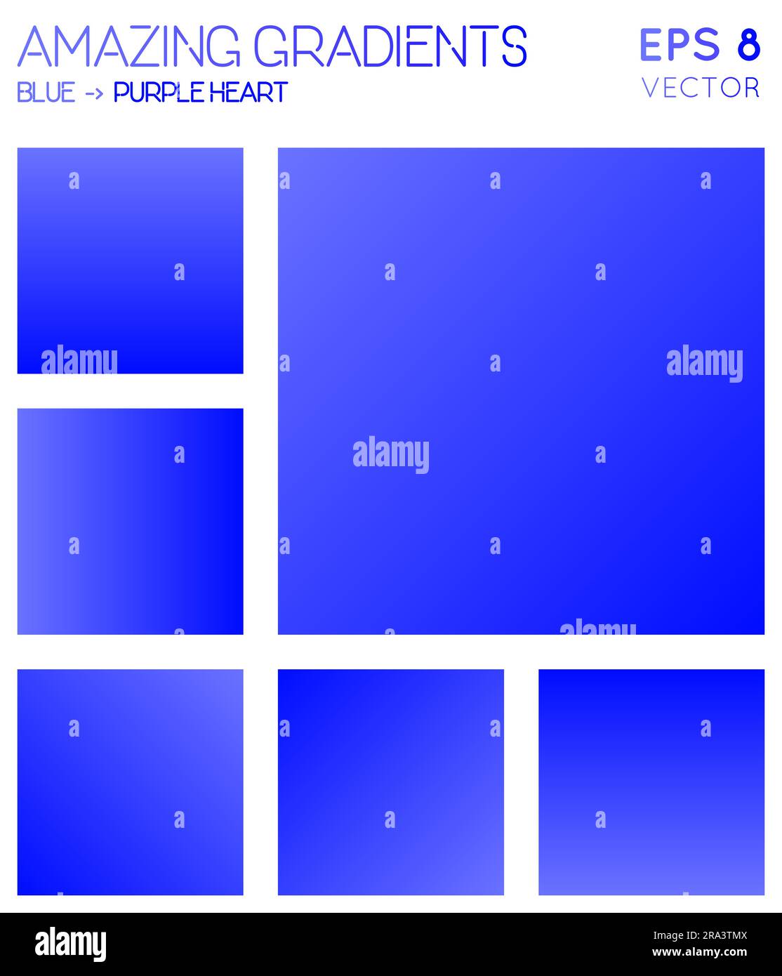 Colorful gradients in blue, purple heart color tones. Alive gradient background, alluring vector ...