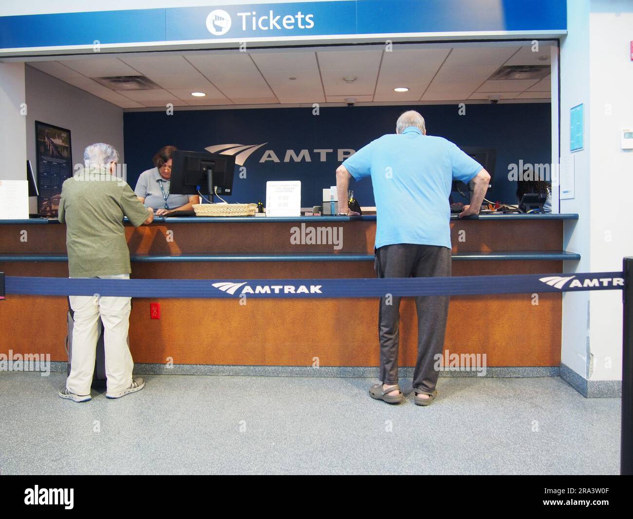 Amtrak Auto-Train Passengers at the Sanford, Florida, Terminal, June 1 ...