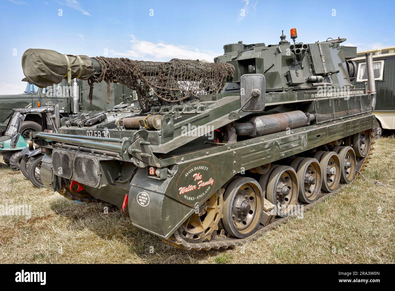Vickers Abbot FV 433 British Army tank 1963, England,UK Stock Photo - Alamy