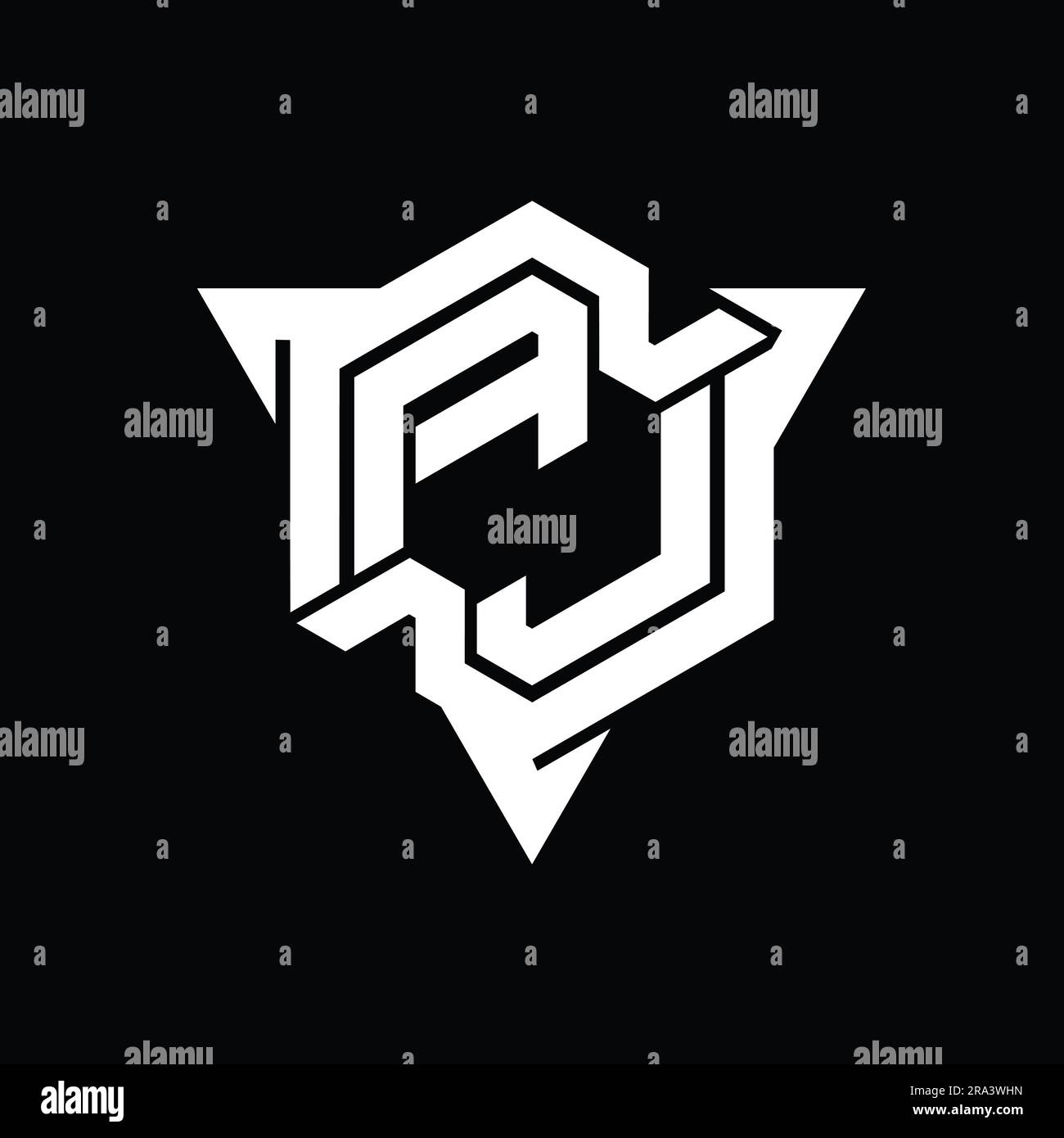 Aj gaming logo hi-res stock photography and images - Alamy