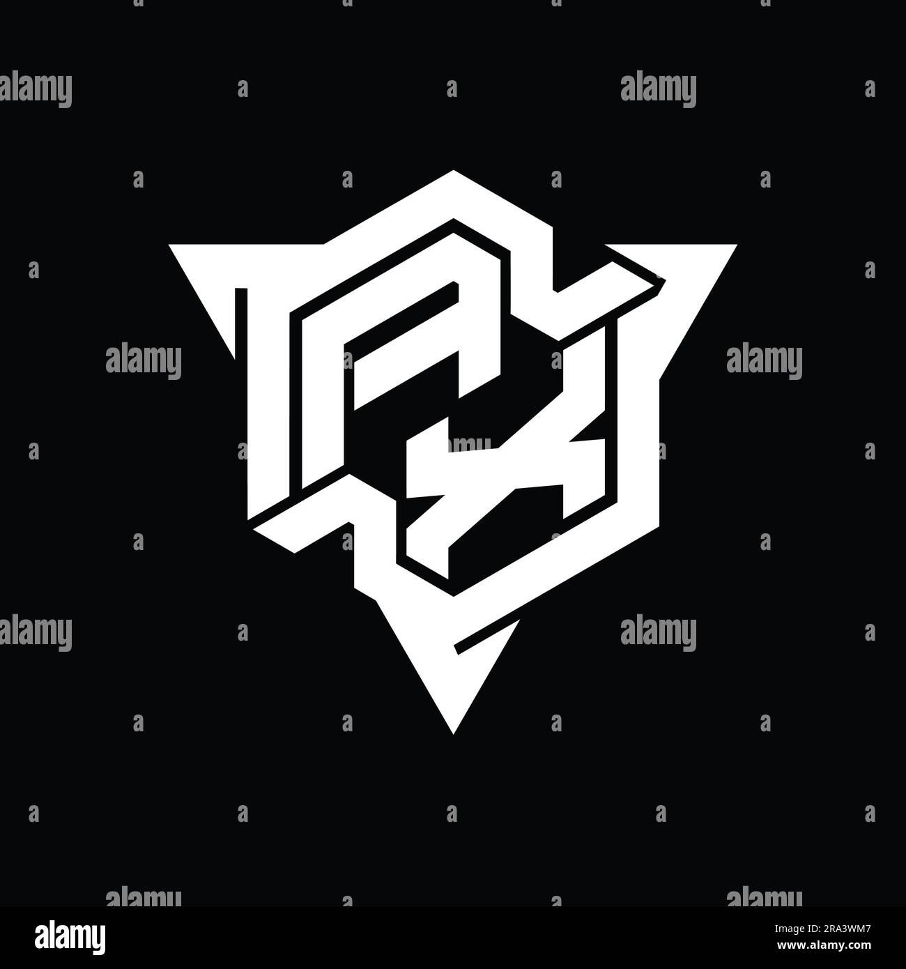 Ax gaming logo hi-res stock photography and images - Alamy