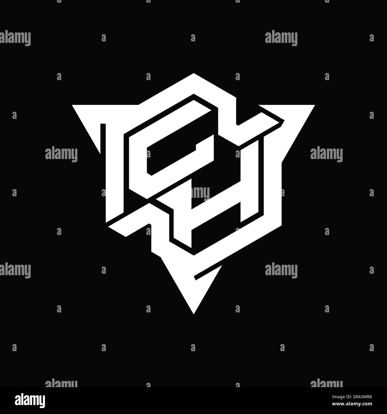 Ch gaming logo hi-res stock photography and images - Alamy