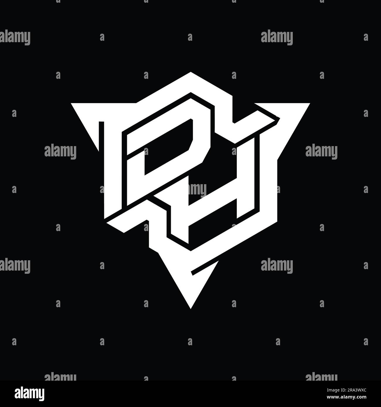 Dh gaming logo hi-res stock photography and images - Alamy