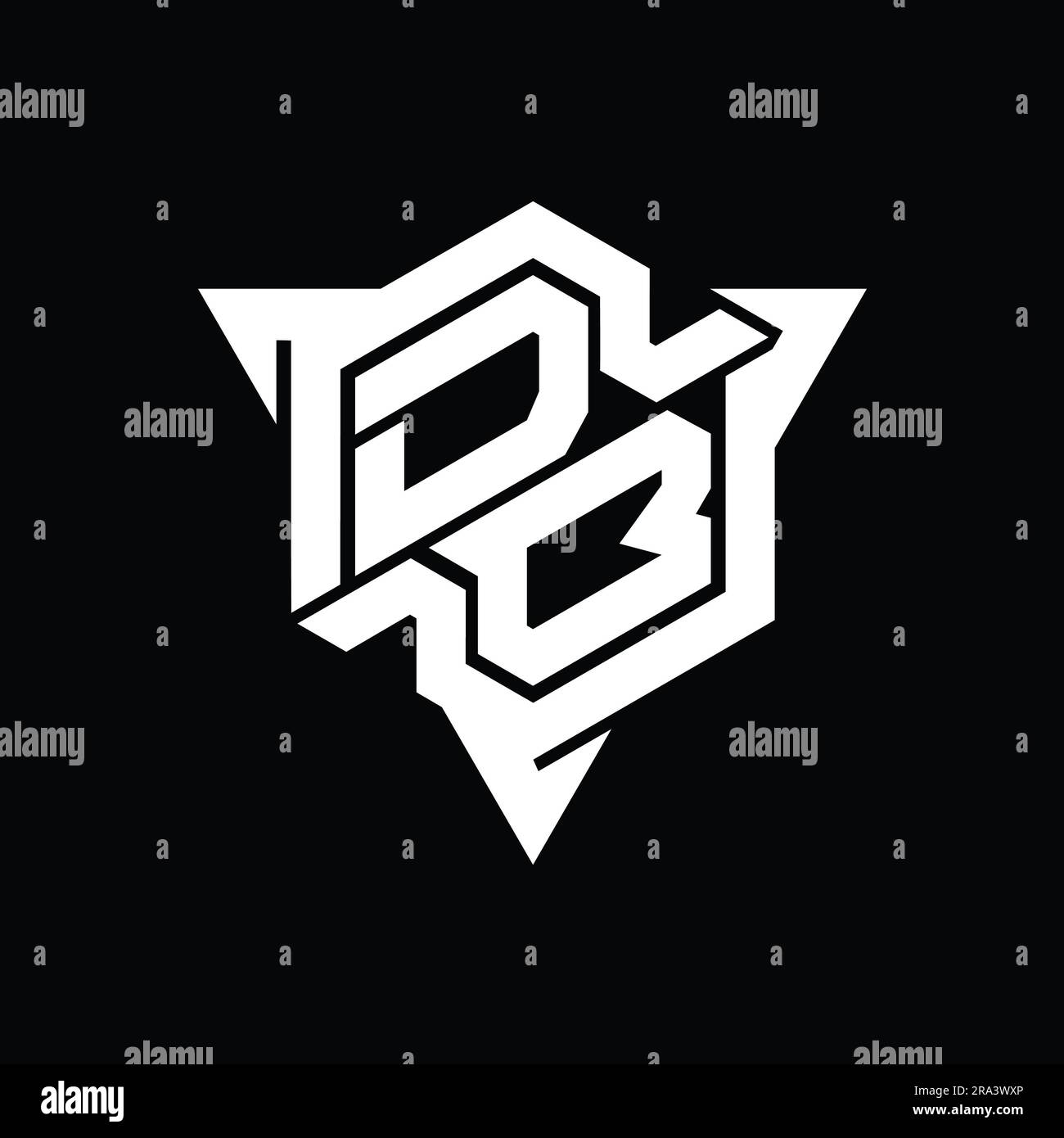 Db gaming logo hi-res stock photography and images - Alamy