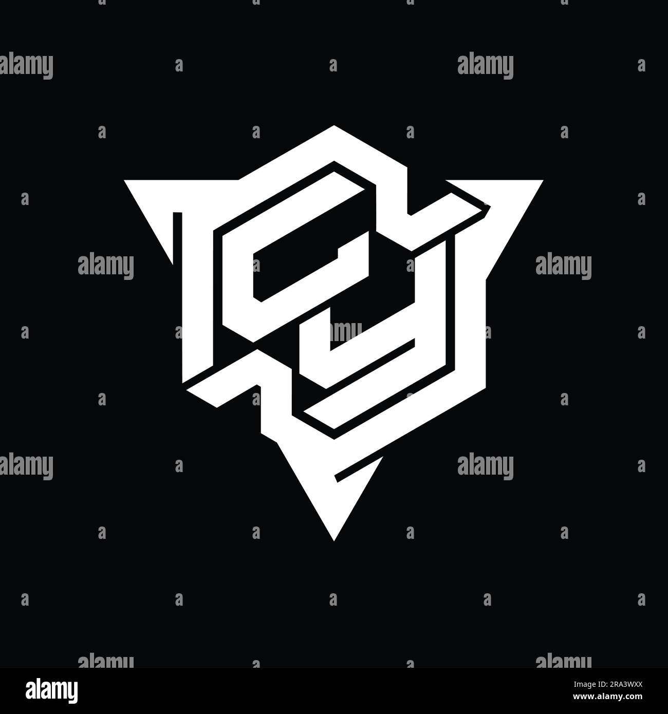 Cy gaming logo hi-res stock photography and images - Alamy