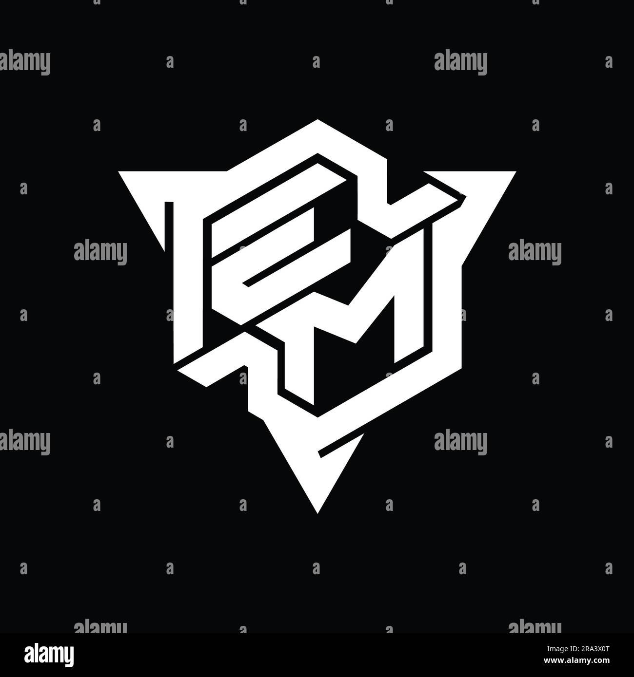 Em gaming letters hi-res stock photography and images - Alamy