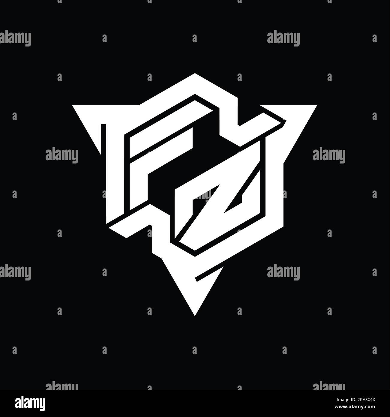 Fz gaming logo hi-res stock photography and images - Alamy