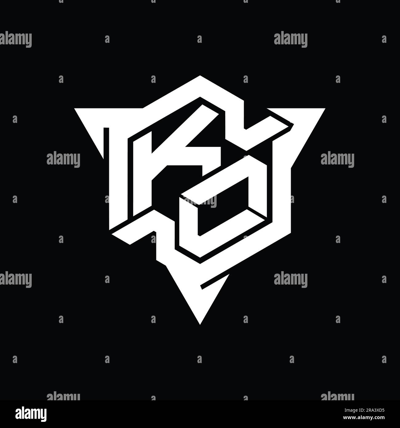 Ko gaming letters hi-res stock photography and images - Alamy