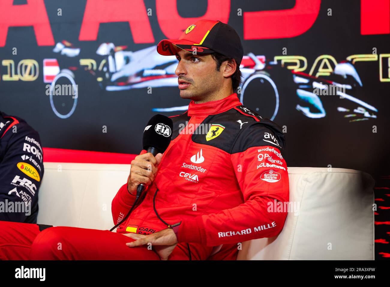 SAINZ Carlos (spa), Scuderia Ferrari SF-23, portrait during the 2023 Formula 1 Rolex Grosser ...