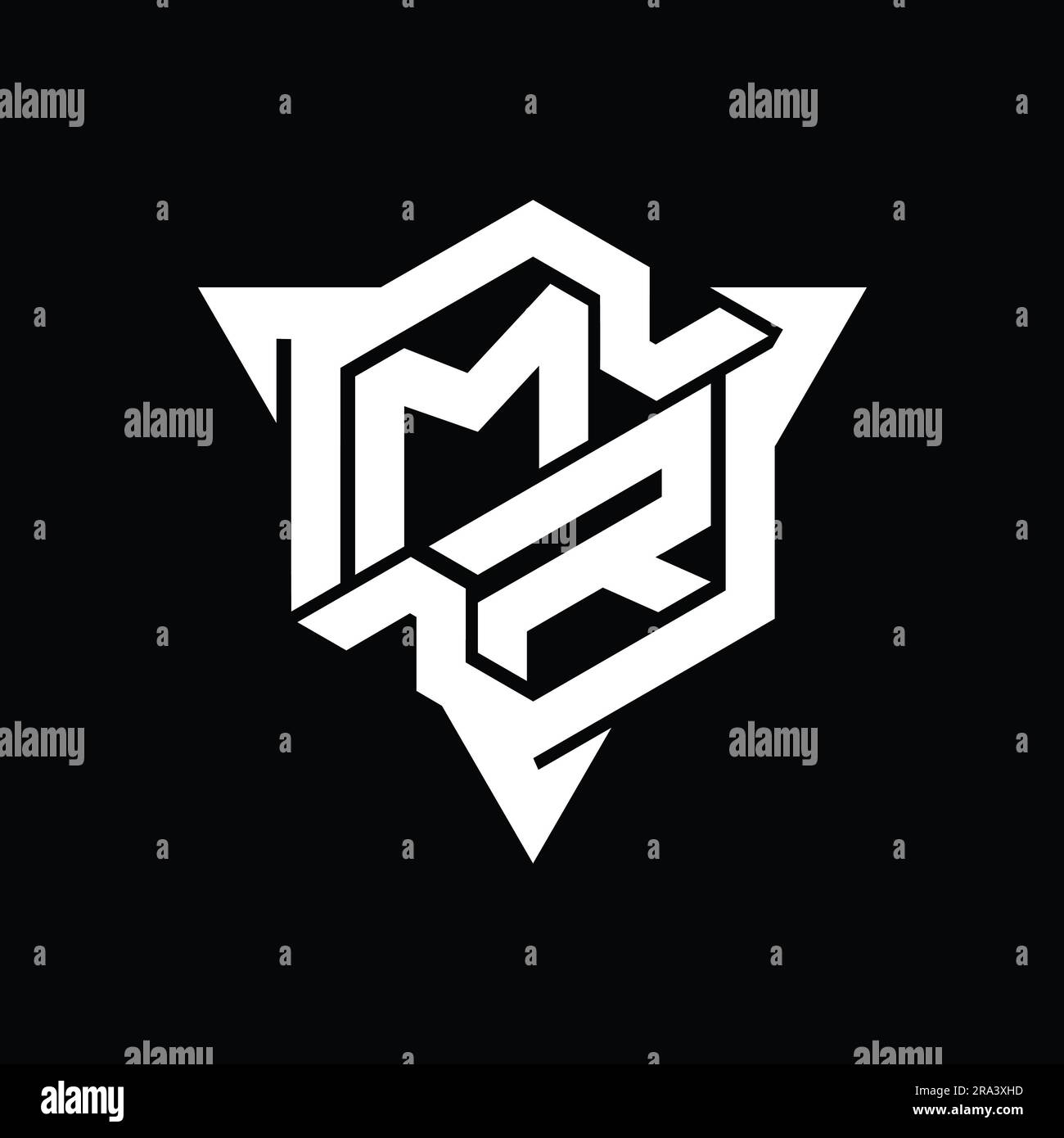 Mr letter logo hi-res stock photography and images - Alamy