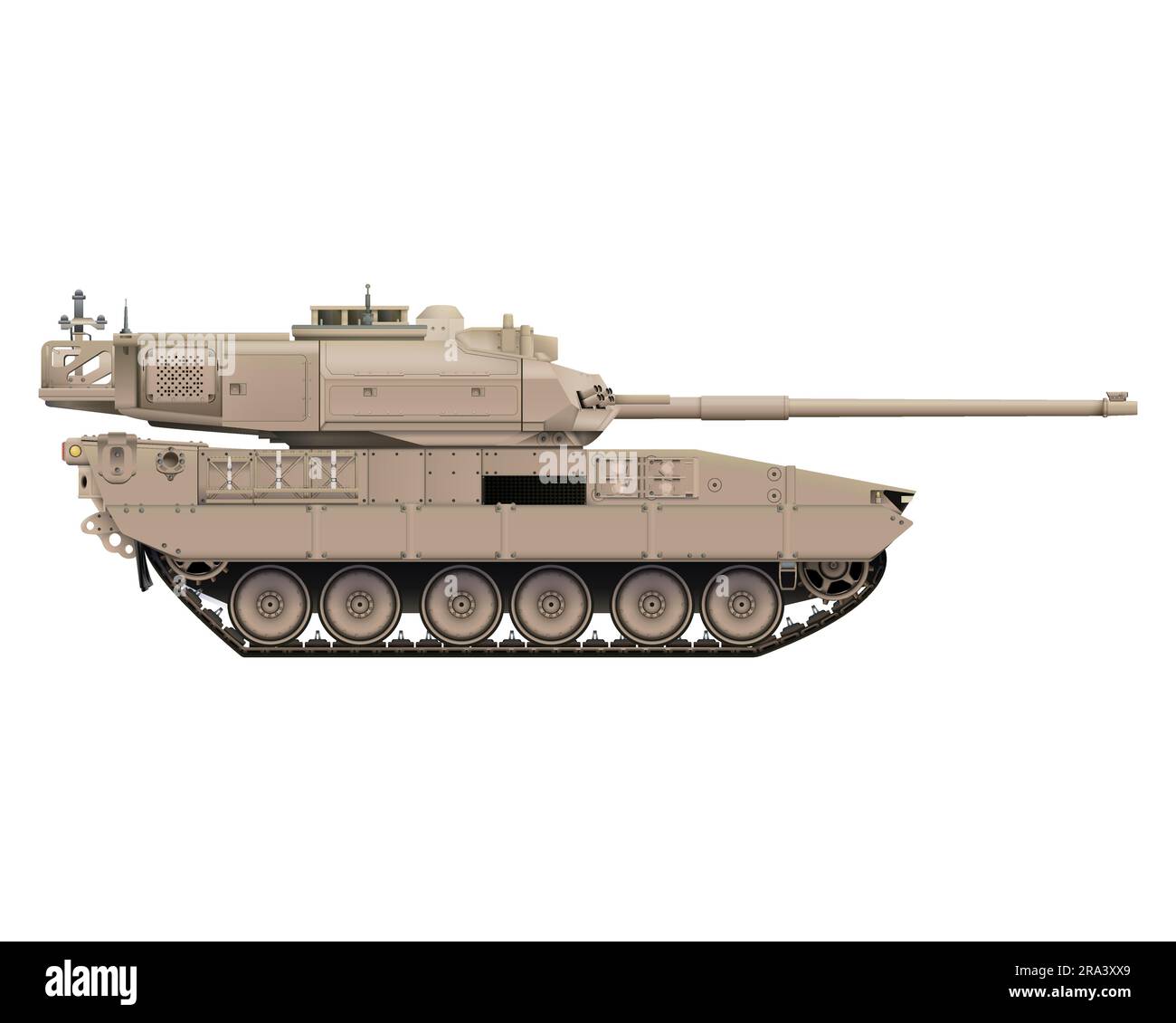 Challenger tank Cut Out Stock Images & Pictures - Alamy