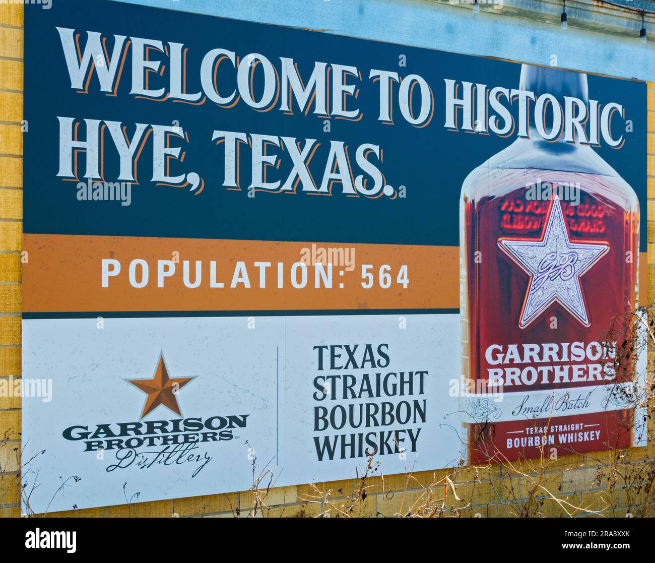 Texas, Hill Country, Blanco County, Hye, Garrison Brothers distillery ...