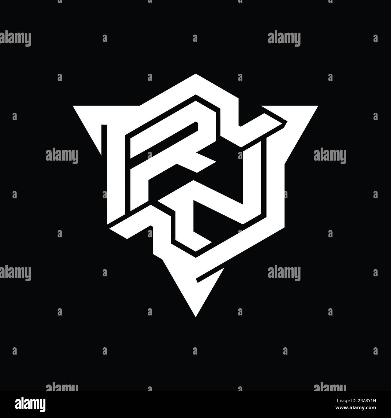 Rn gaming logo hi-res stock photography and images - Alamy