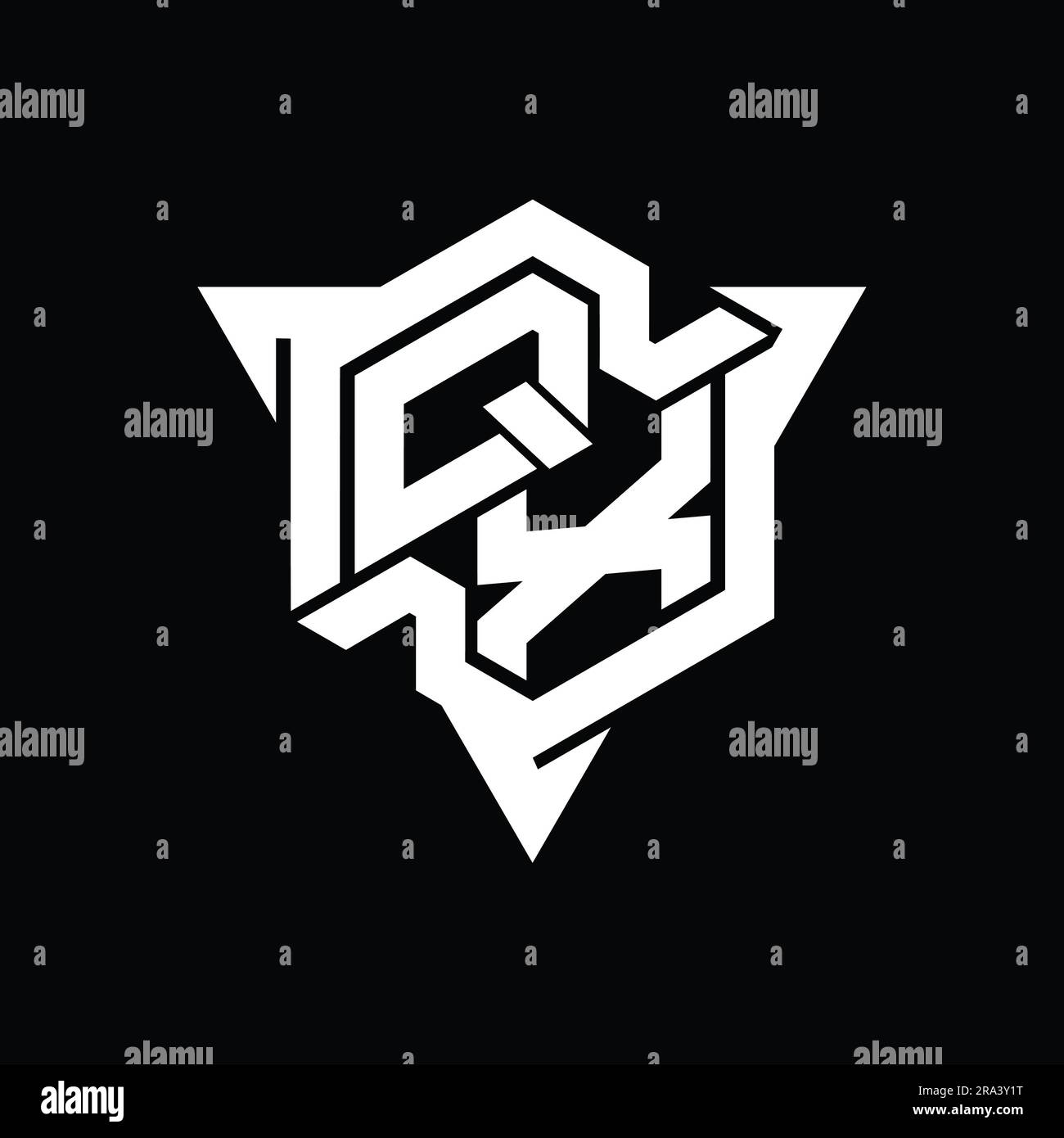 Qx gaming letters hi-res stock photography and images - Alamy