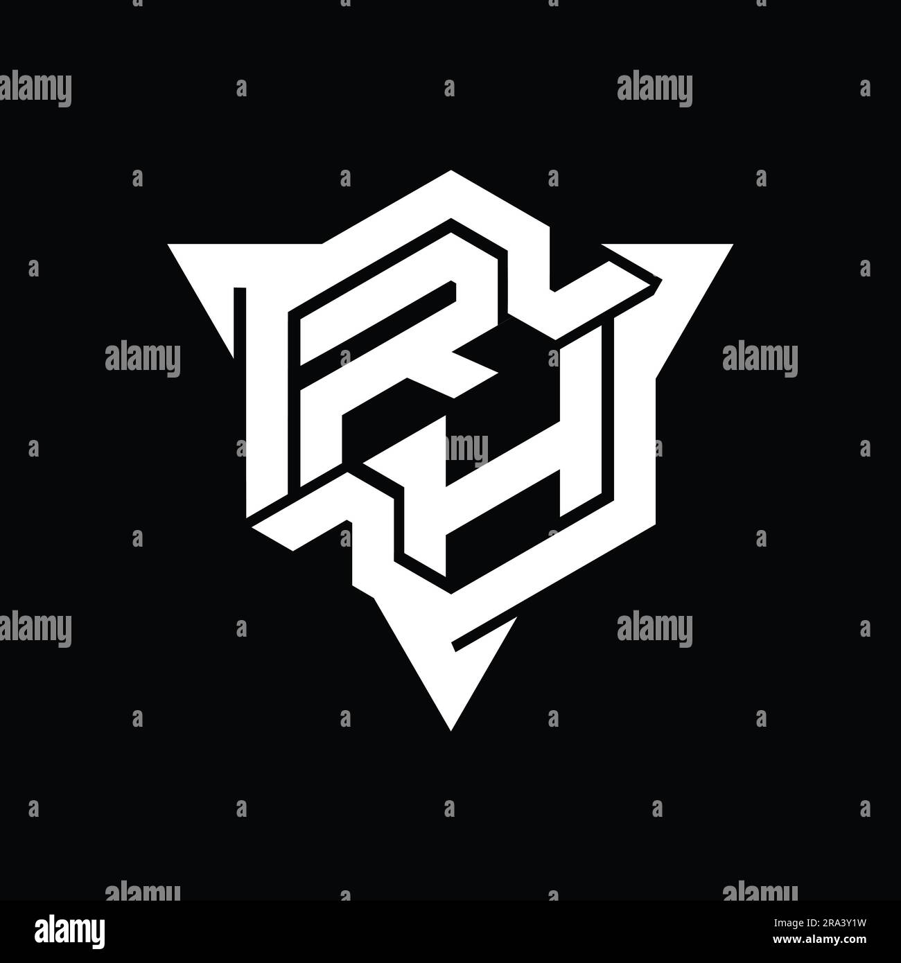 Rh gaming logo hi-res stock photography and images - Alamy