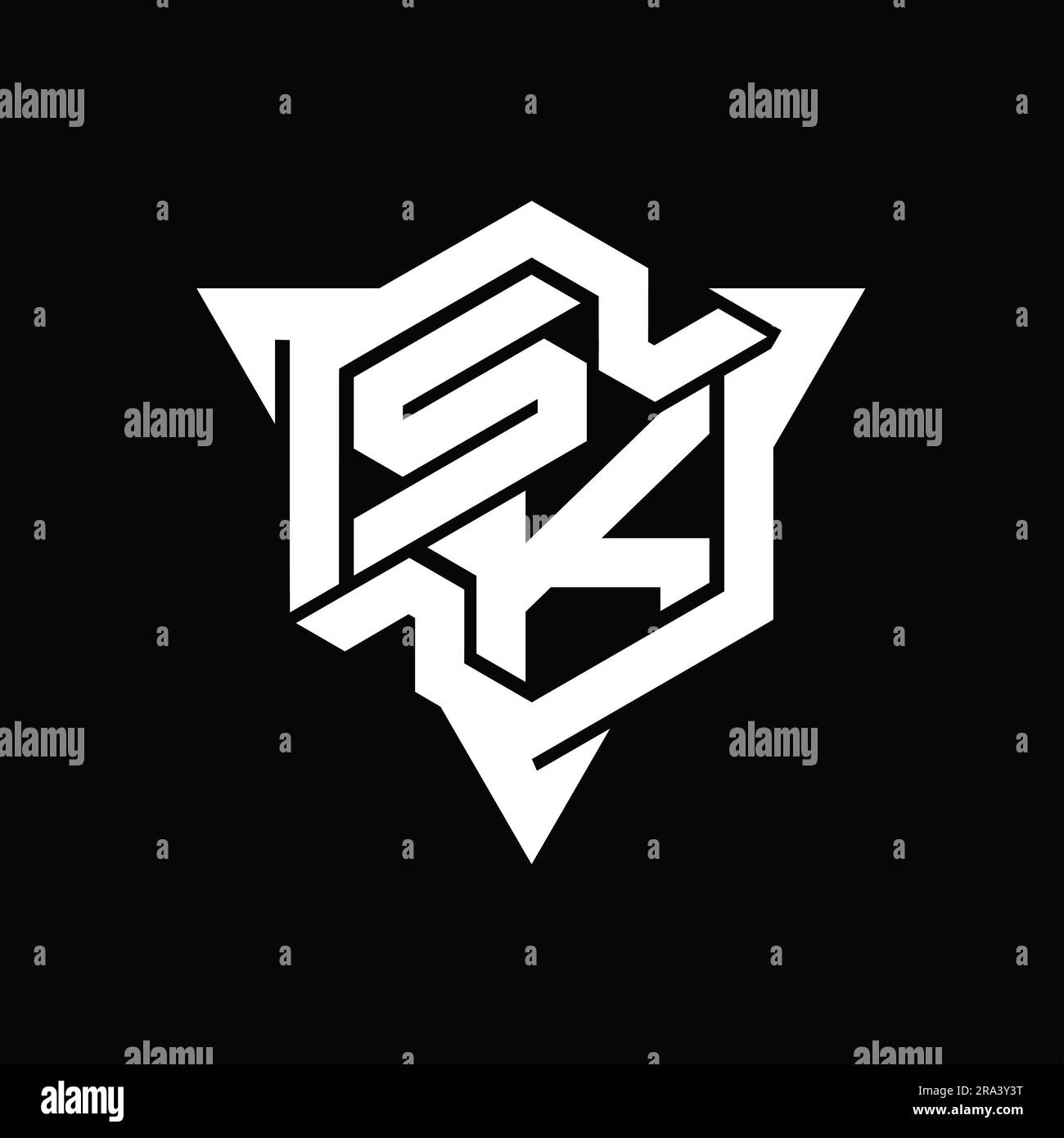 Sk gaming letters hi-res stock photography and images - Alamy