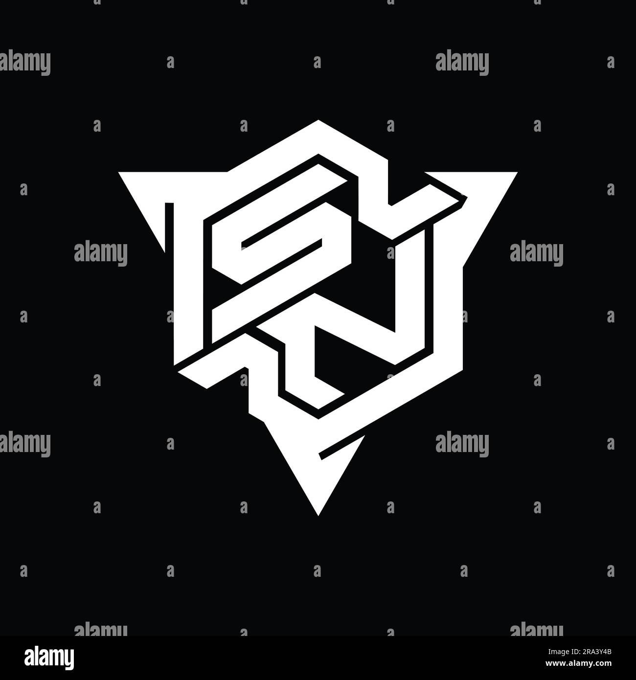 Sn gaming logo hi-res stock photography and images - Alamy