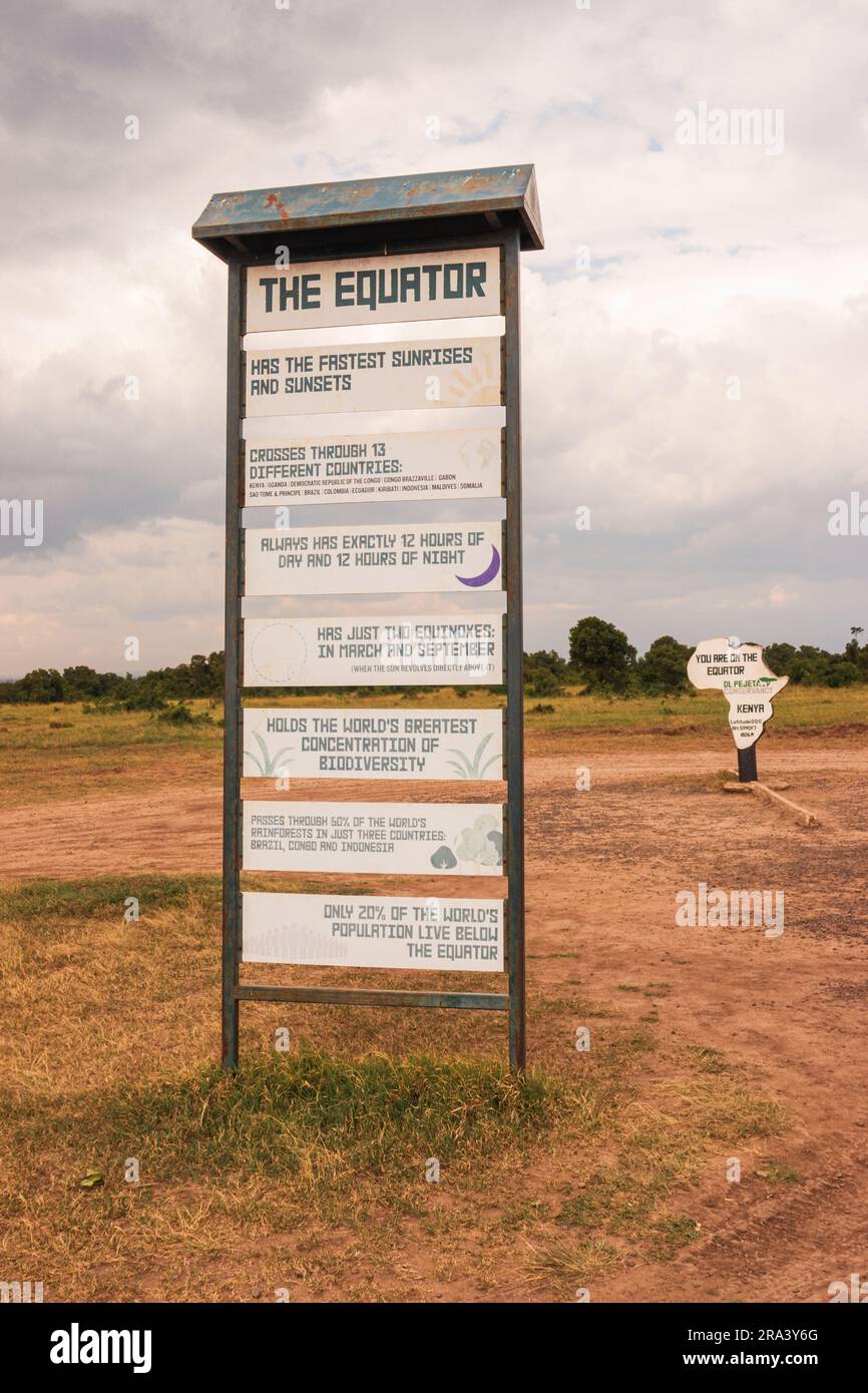 Equator sign hi-res stock photography and images - Alamy