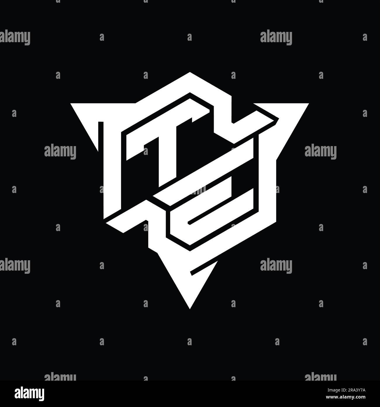 Te gaming logo hi-res stock photography and images - Alamy