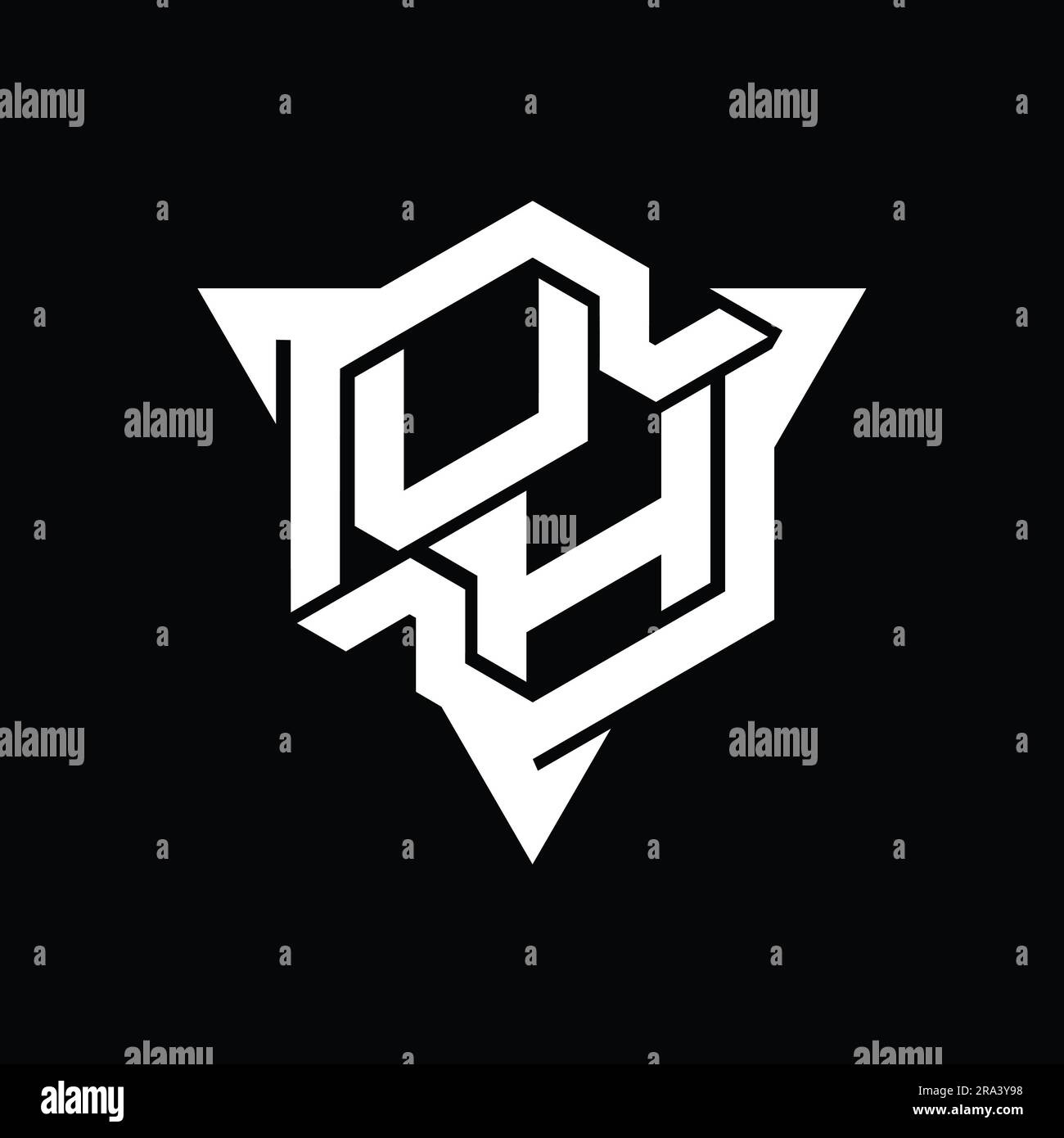 Uh gaming logo hi-res stock photography and images - Alamy