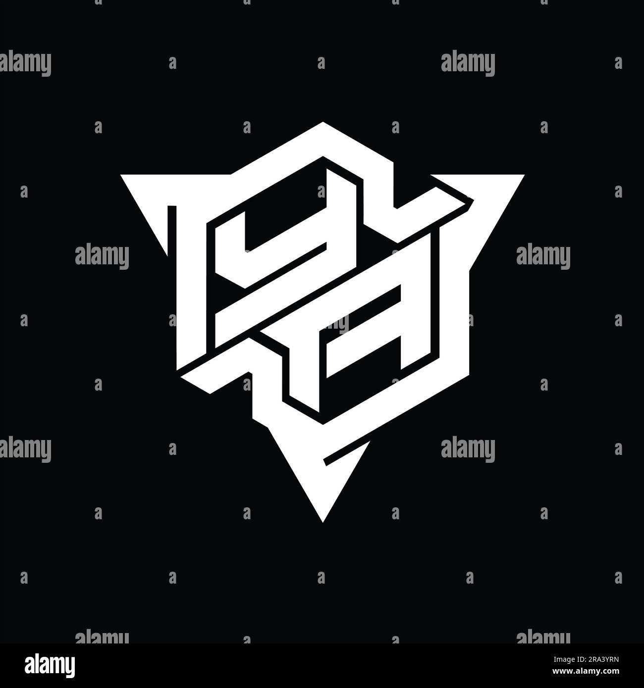 Ya gaming logo hi-res stock photography and images - Alamy