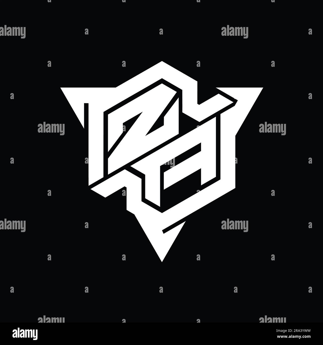 Za gaming logo hi-res stock photography and images - Alamy