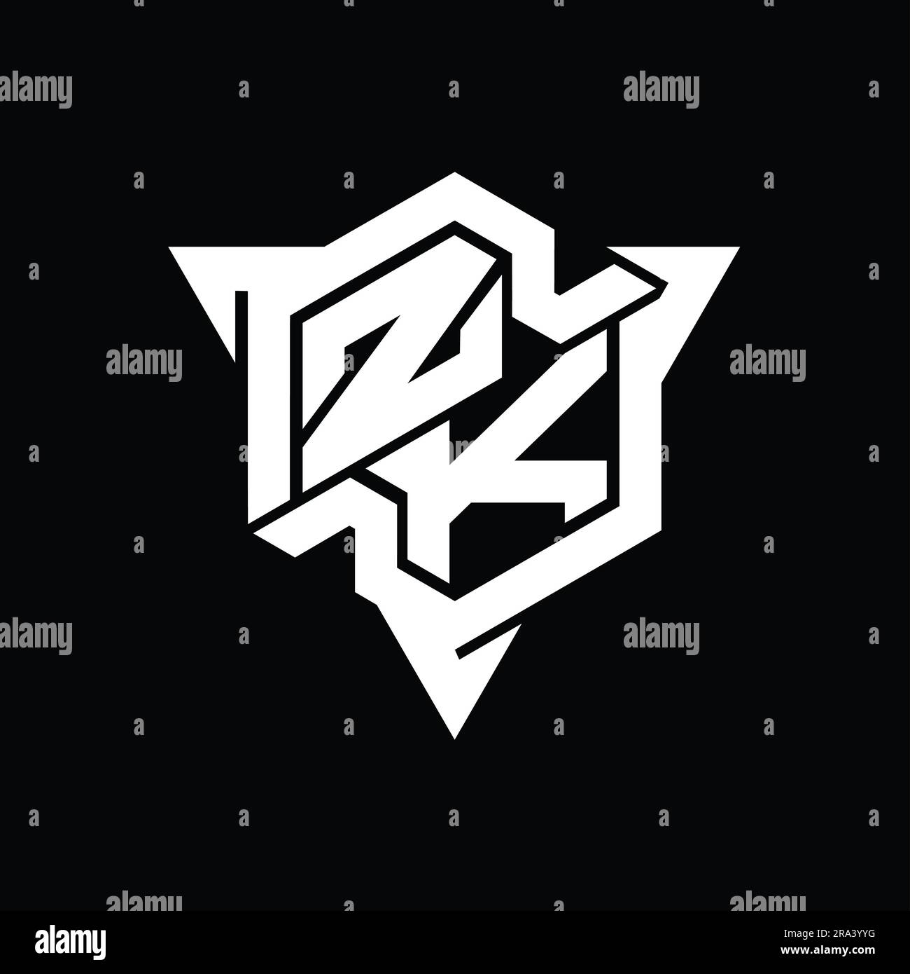 Zk letters hi-res stock photography and images - Alamy