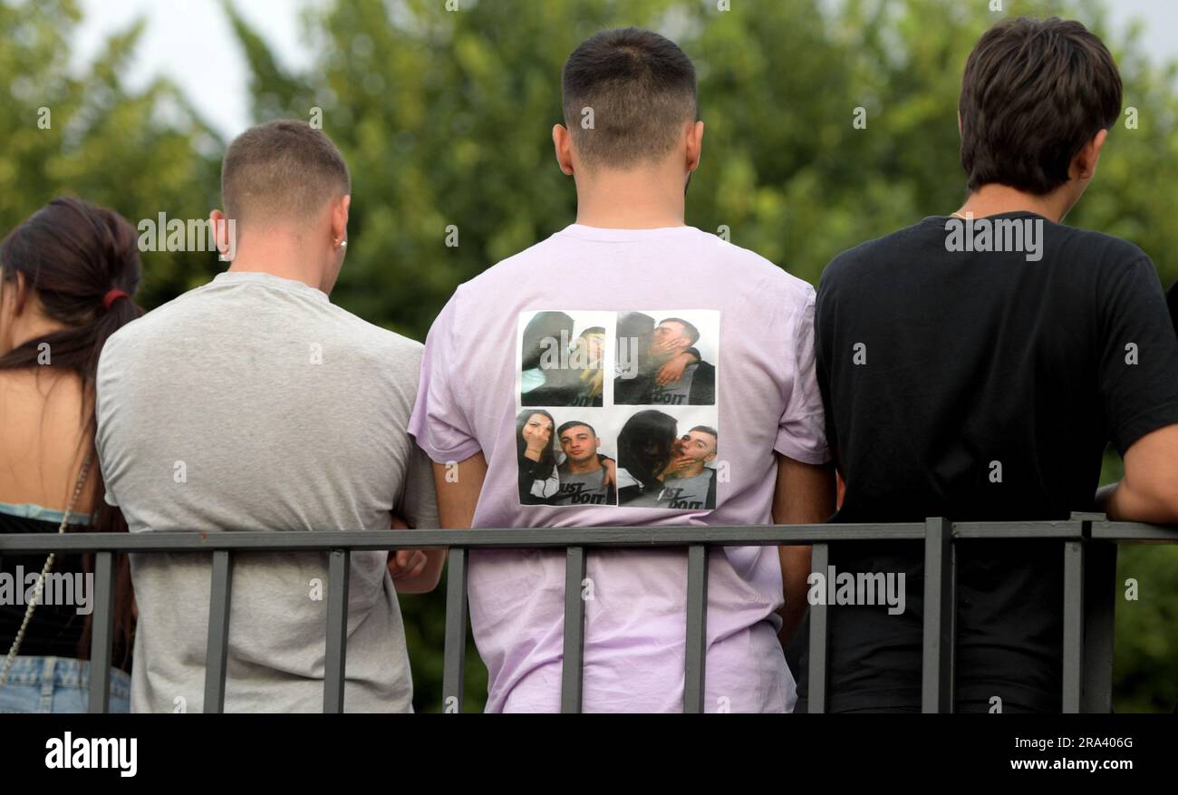 Rome, Italy. 30th June, 2023. ROME - Rome 06/30/2023 Prayer and laying ...