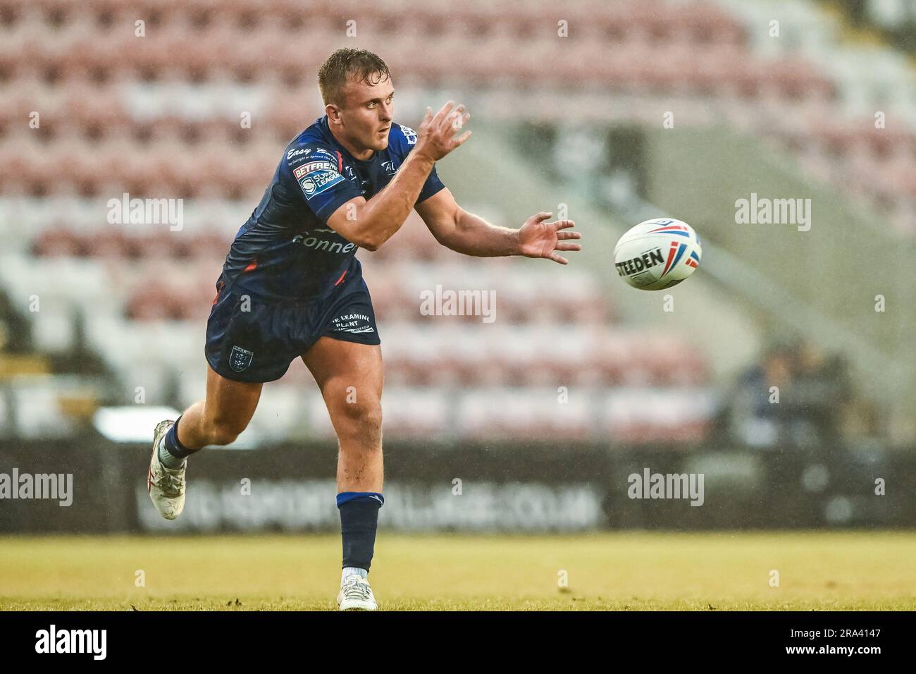 Jez Litten #14 of Hull KR during the Betfred Super League Round 17 ...