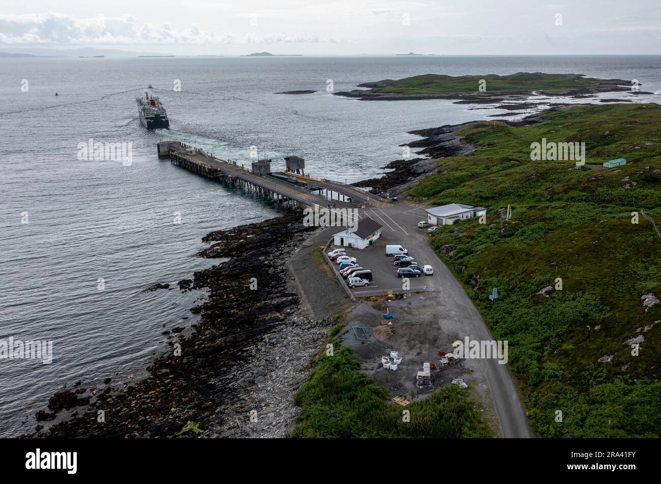 Coll island ferry terminal hi-res stock photography and images - Alamy