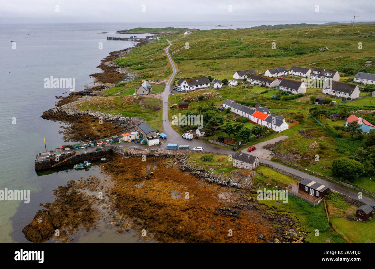 Isle of coll aerial hi-res stock photography and images - Alamy