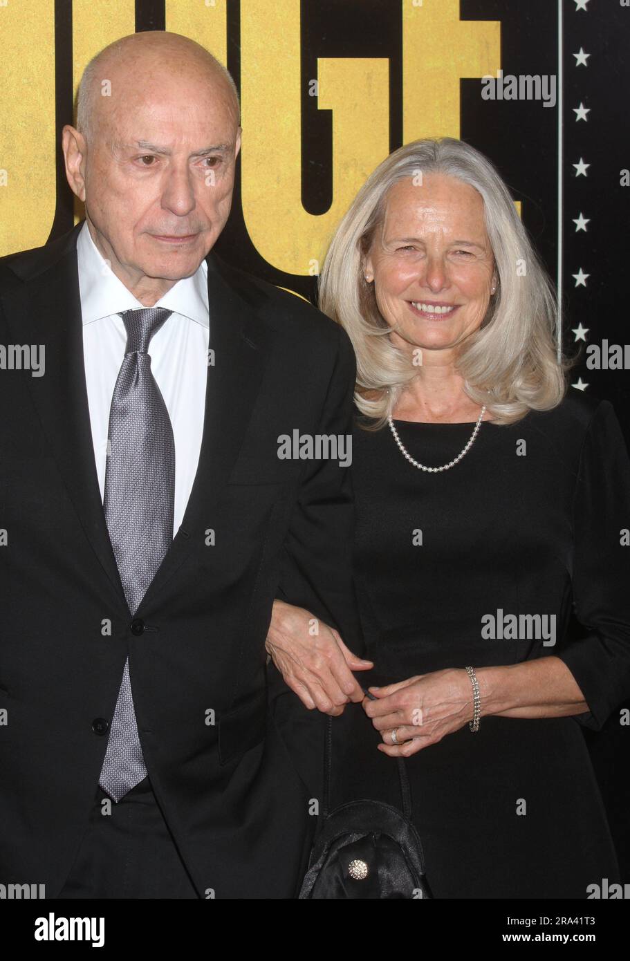 Alan Arkin and wife Suzanne Newlander Arkin attend the world premiere ...
